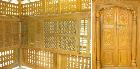 Excellent Example Of Wooden Art: Momin Mosque Of Mathbaria