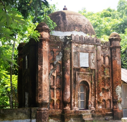 Architectural Illustration Of Patuakhali: Shrirampur Miya Bari Mosque